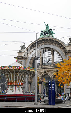 Lucerne railway station Bahnhof Luzern, Switzerland, Europe Stock Photo ...