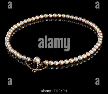 The classic elegance of a string of pearls Stock Photo - Alamy