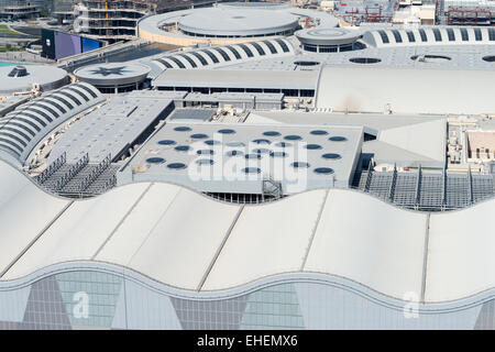 View of roof of Dubai Mall in Dubai United Arab Emirates Stock Photo ...