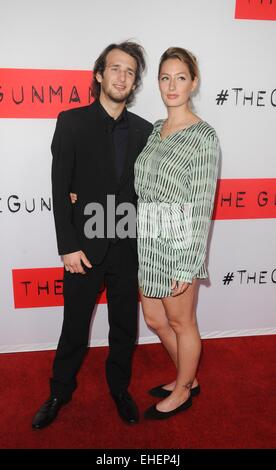 Hopper Penn & Uma Von Wittkamp arrives at the "The Gunman" Los Angeles ...
