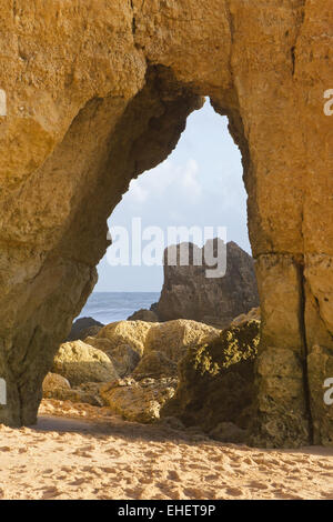 Rocks in Albufeira (Portugal Stock Photo - Alamy