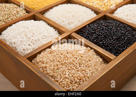 Cereals in the box Stock Photo - Alamy