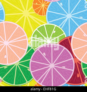 citrics seamless pattern, abstract texture; vector art illustration ...