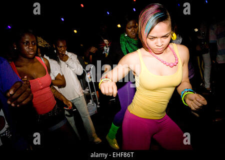 Dancehall dance competition at Stratford Rex April 2009 featuring Dyema ...
