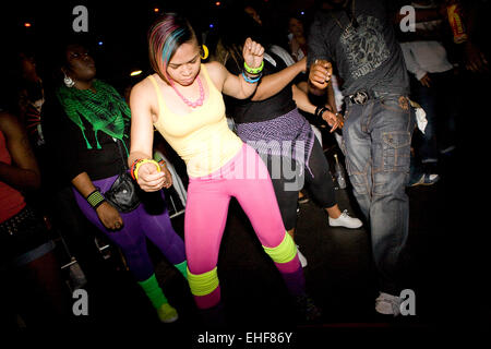 Dancehall dance competition at Stratford Rex April 2009 featuring Dyema ...