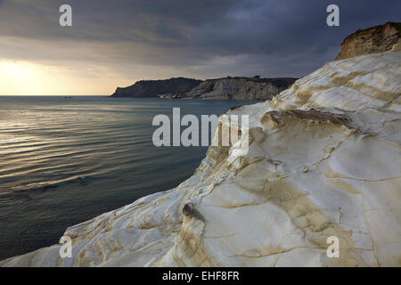 Scala dei Turchi, Lido Rossello, Agrigento, Sicily, Italy Stock Photo ...