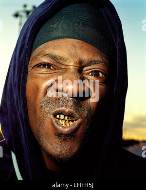 Flava Flav from Public Enemy backstage at Respect 03 festival, 19th ...