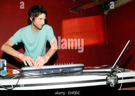 DJ playing at Human Zoo at Industry in Shoreditch Stock Photo - Alamy