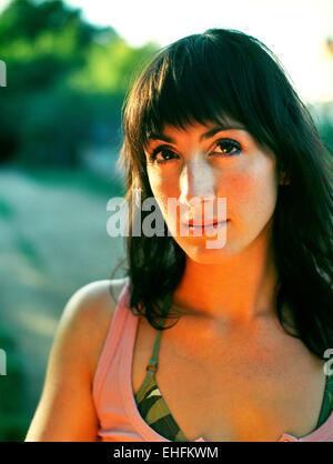 Portrait of singer Jess Perks Stock Photo - Alamy