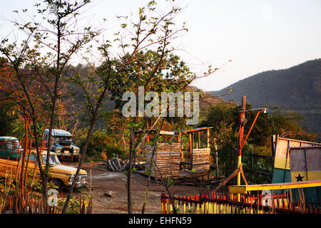 Boboshanti Rasta Camp outside Kingston Jamaica Stock Photo - Alamy