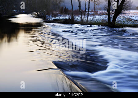 river Nied, Hemmersdorf, Saarland, Germany Stock Photo - Alamy