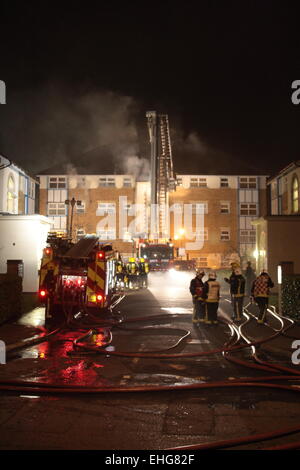 An early London Fire Service fire engine (UK Stock Photo - Alamy