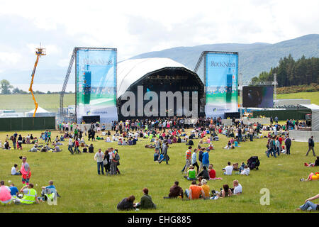 Rockness Festival at Dores near Inverness in Scotland June 2009 Stock ...