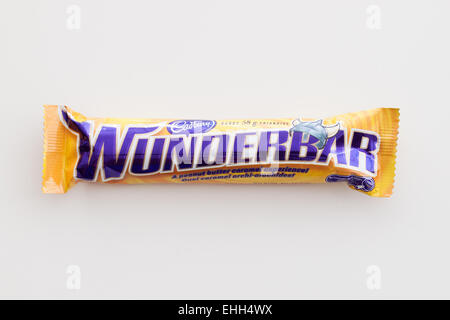 A Cadbury Wunderbar chocolate bar, which is sold in Canada and Germany ...