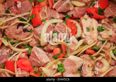 Mixed Meat Kebabs Stock Photo - Alamy