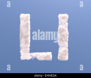 Letter T cloud shape Stock Photo - Alamy