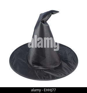 Black pointed cone shaped hat Stock Photo - Alamy
