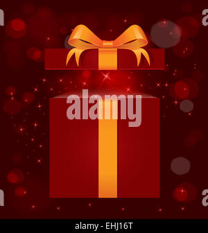 Magic light gift box open Stock Photo - Alamy