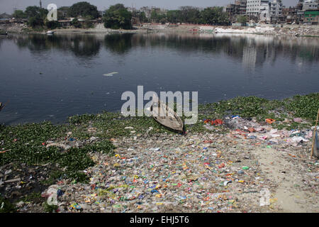 Human pollution of dams and water Stock Photo - Alamy