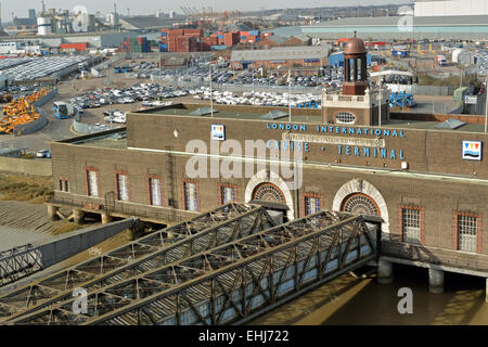 London International Cruise Terminal car park, Tilbury, Essex, UK Stock ...