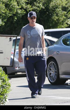 Eric Dane heads to a gym Featuring: Eric Dane Where: Los Angeles ...