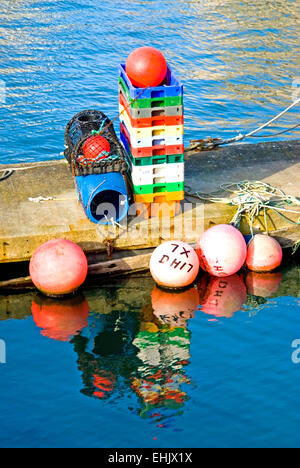 Stand of Buoys Stock Photo - Alamy