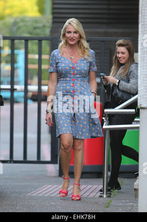 Nancy Sorrell outside the ITV studios Featuring: Nancy Sorrell Where ...