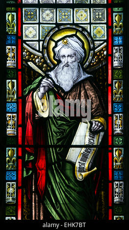 Daniel, stained glass window, Old Hunstanton, by Frederick Preedy, 1862 ...
