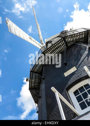 Period weatherboard house, High Street, Biddenden, Kent, England ...