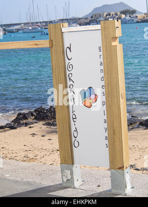 Corralejo promenade in Fuerteventura Stock Photo - Alamy