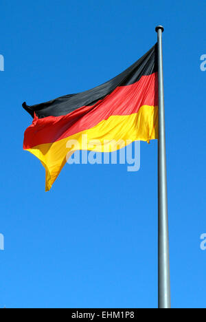 German national flag in the Government sector of Berlin Stock Photo - Alamy