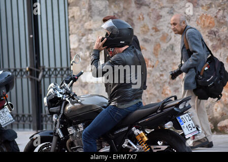 Athens, Greece. 15th Mar, 2015. Greek finance Minister YANIS VAROUFAKIS ...
