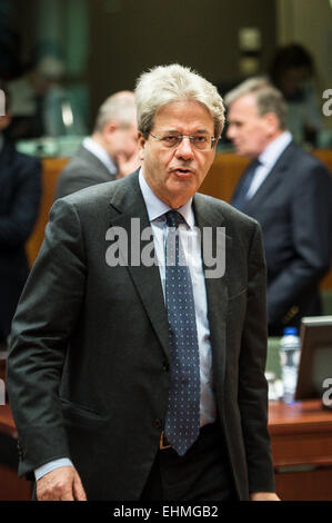 Italian Minister of Foreign Affairs Paolo Gentiloni Silveri answers ...