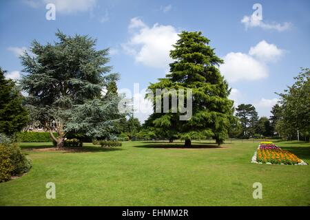 Aylestone Hall Gardens, Leicester, recreational space Stock Photo - Alamy