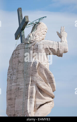 Jesus Crucifix at St Peters Basilica in Rome - Vatican City Stock Photo ...