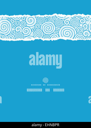 Blue abstract swirls vertical seamless pattern background Stock Photo ...