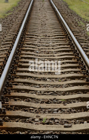 Railroad Track Pair Stock Photo - Alamy