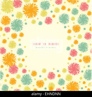 Abstract fluffy shapes horizontal seamless pattern background Stock ...