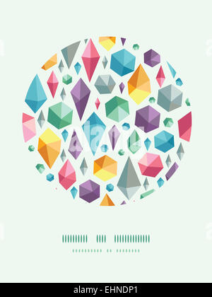 hanging geometric shapes frame seamless pattern background Stock Photo ...