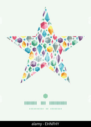 hanging geometric shapes frame seamless pattern background Stock Photo ...