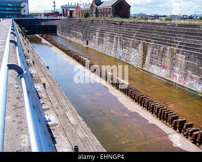 Largest dry dock in world. British naval dockyard Gibraltar Stock Photo ...