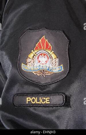 Polish police badge Stock Photo - Alamy