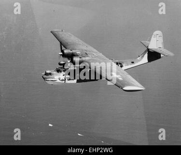 The Consolidated PBY-6A Catalina, tail number N6456C, is a seaplane ...