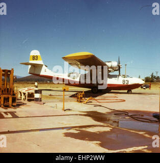 A photograph of the Consolidated PBY-6A Catalina, a World War II-era ...