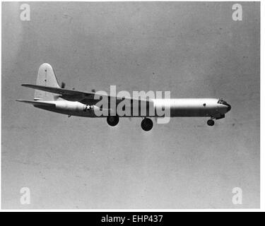 The Convair XB-36, a prototype long-range strategic bomber developed in ...