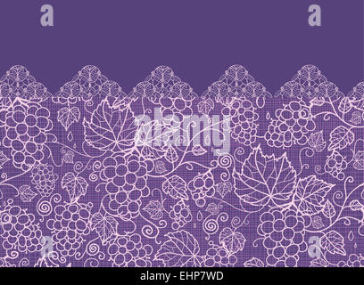 Line art grape vines horizontal seamless pattern background Stock Photo - Alamy