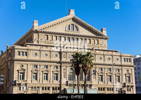 The Teatro Colón in Buenos Aires. Today's Teatro Colón was built from ...
