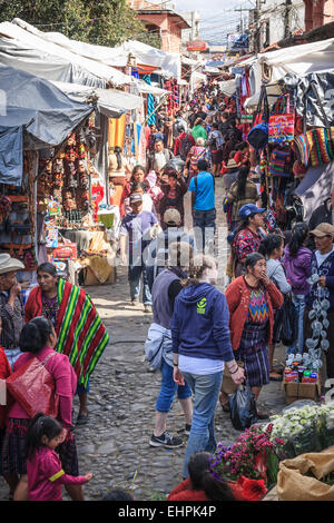 Market day, Chichicastenango, Guatemala, Central America Stock Photo ...