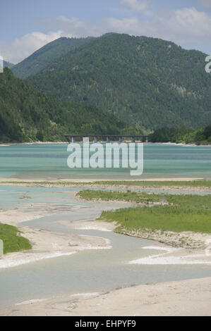 Isar river scenery, Germany, Bavaria, Oberbayern, Upper Bavaria ...