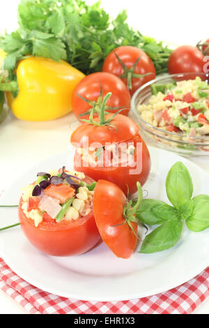 Cold stuffed tomatoes Stock Photo - Alamy